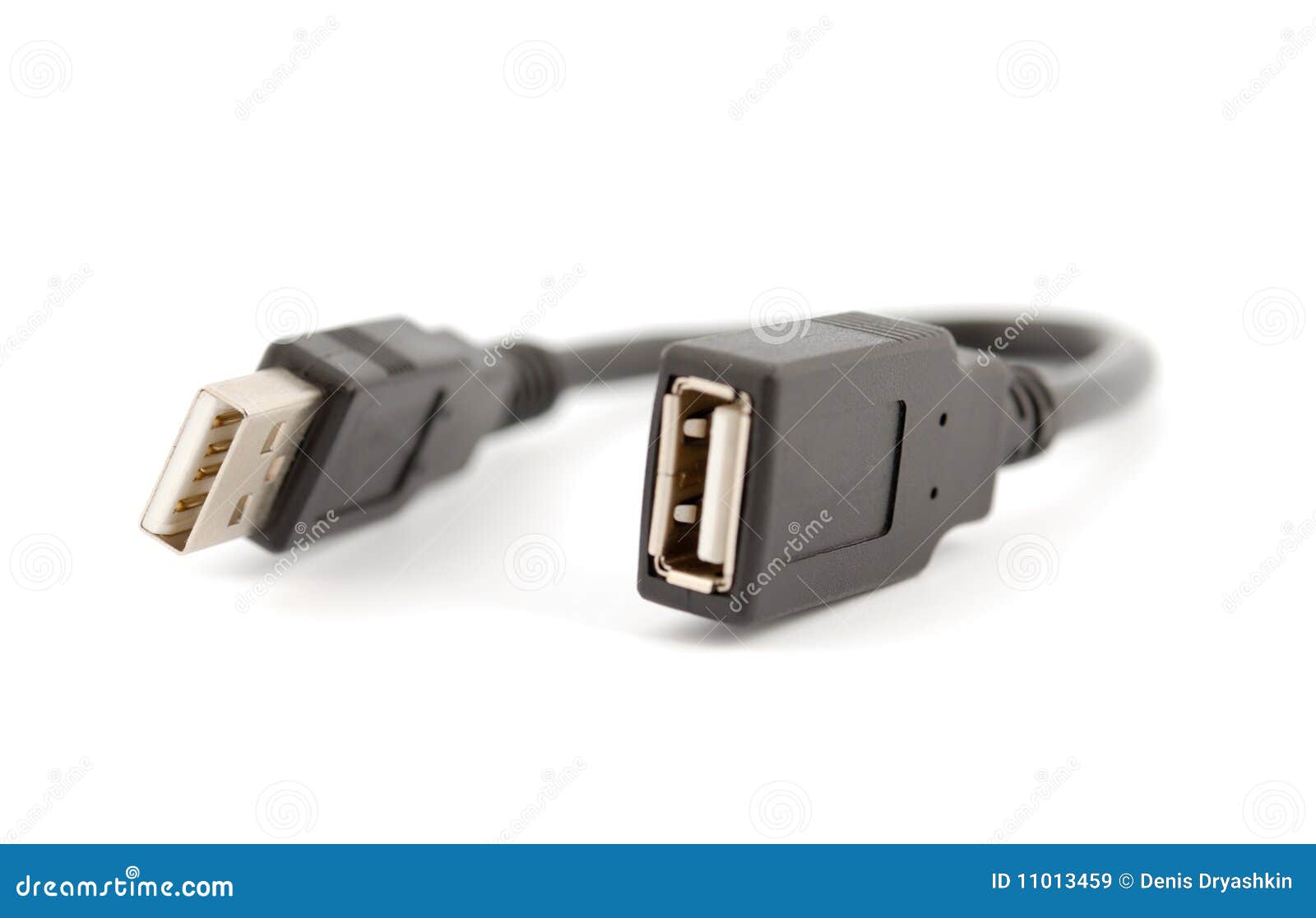 Conectores del USB, cable. imagen de archivo. Imagen de cierre - 11013459