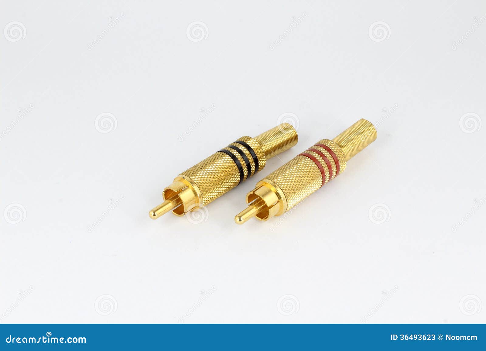 Conectores RCA imagen de archivo. Imagen de componente - 36493623