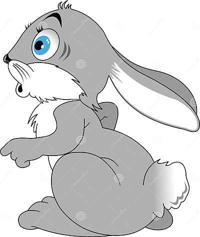 Conejo asustado stock de ilustración. Ilustración de joven - 85604151