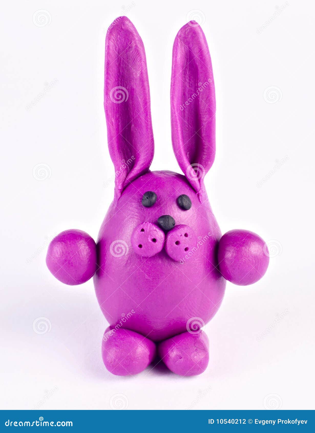 Conejo del Plasticine foto de archivo. Imagen de conejo - 10540212