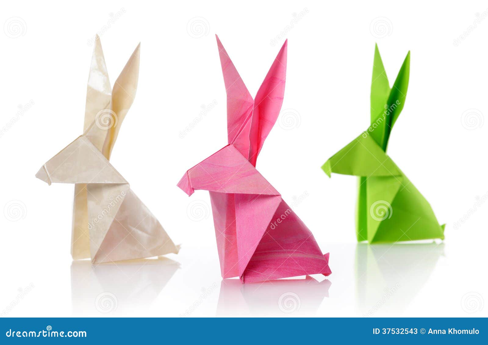 Conejos de papel imagen de archivo. Imagen de juguete - 37532543