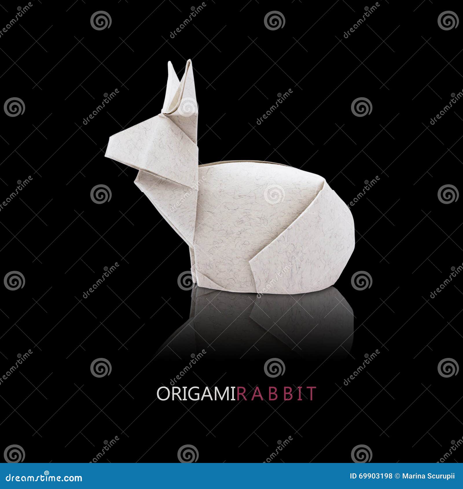 Conejos De Papel De La Papiroflexia Foto de archivo - Imagen de oriente ...