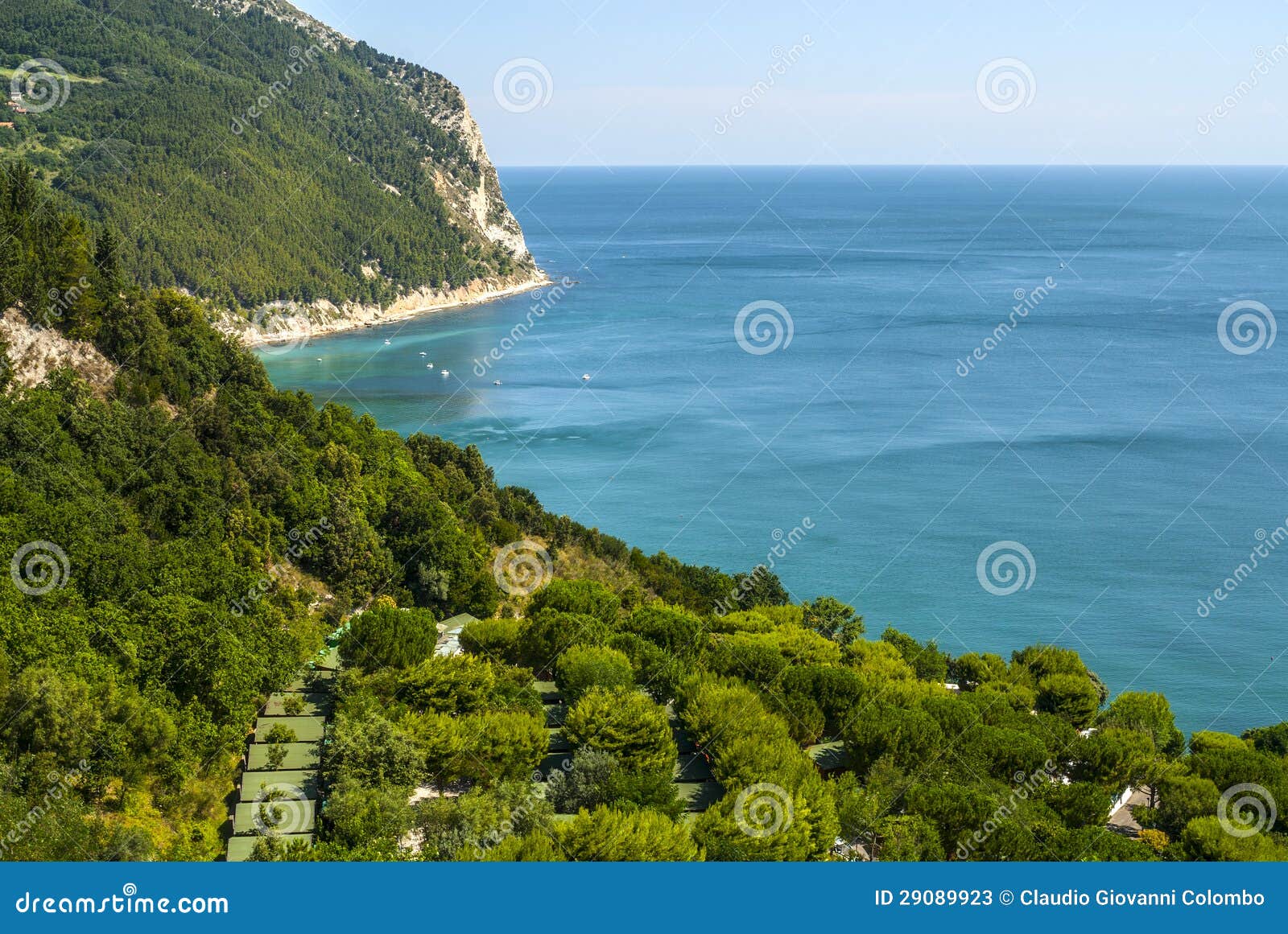Conero (Ancona) - the Coast Stock Image - Image of italy, vacation ...