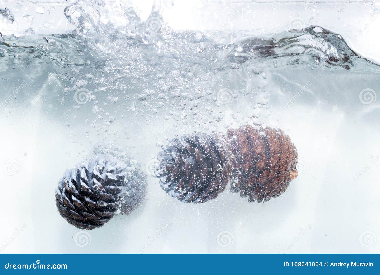 Cones in the water stock photo. Image of design, retro - 168041004