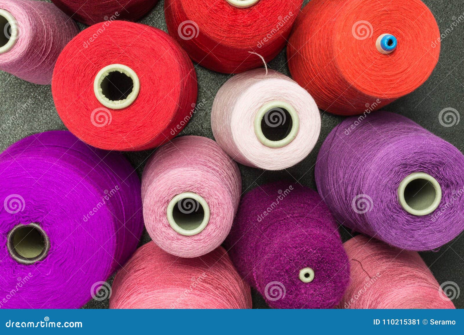 Cones of wool stock image. Image of yarn, embroidery - 110215381