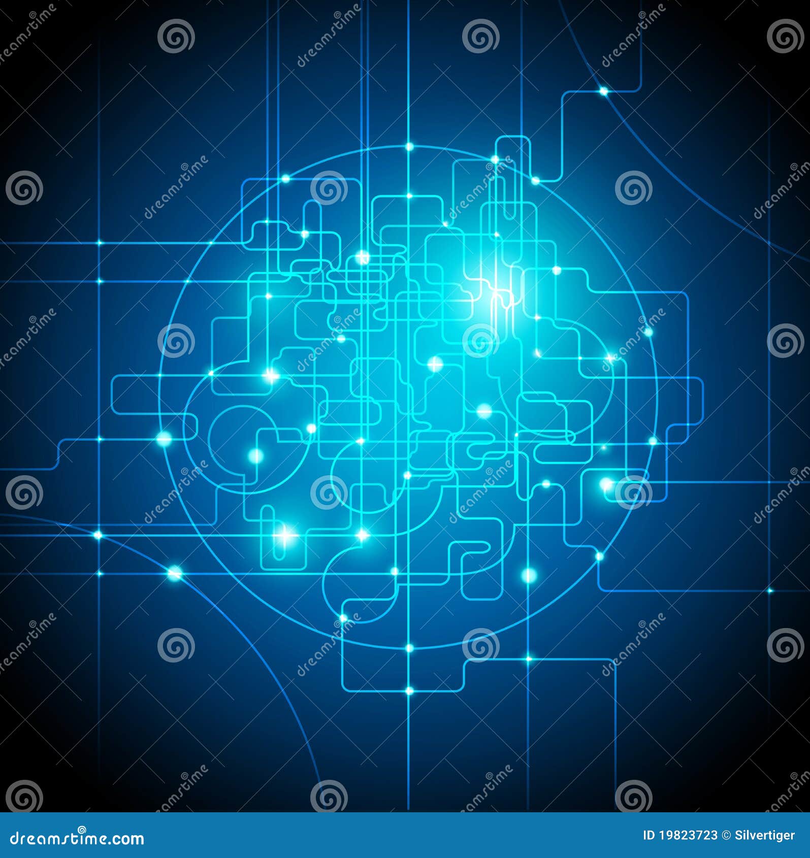 Conexões a Internet Globais Do Fundo Abstrato Ilustração do Vetor ...