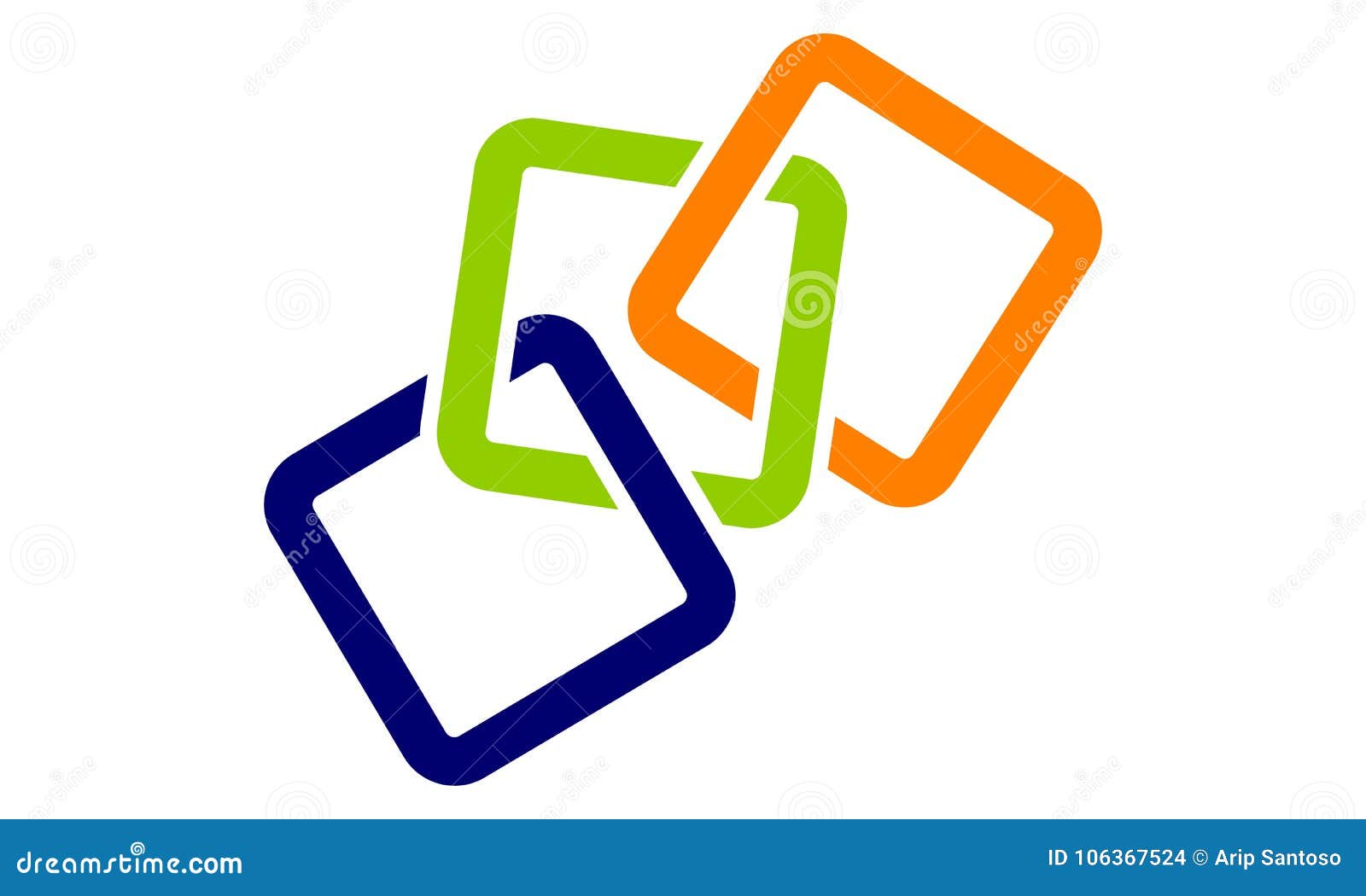 Conexiones De Cadena Logo Design Template Ilustración del Vector ...