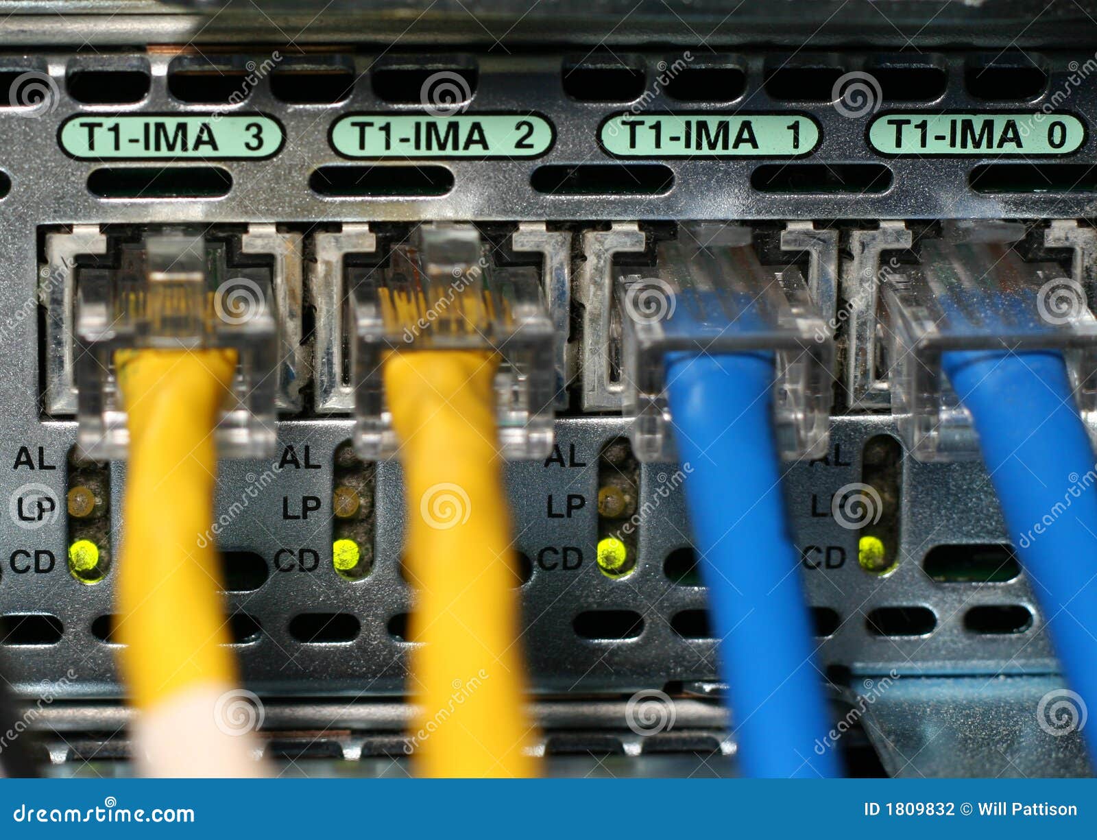 Conexiones T1 foto de archivo. Imagen de conector, alto - 1809832