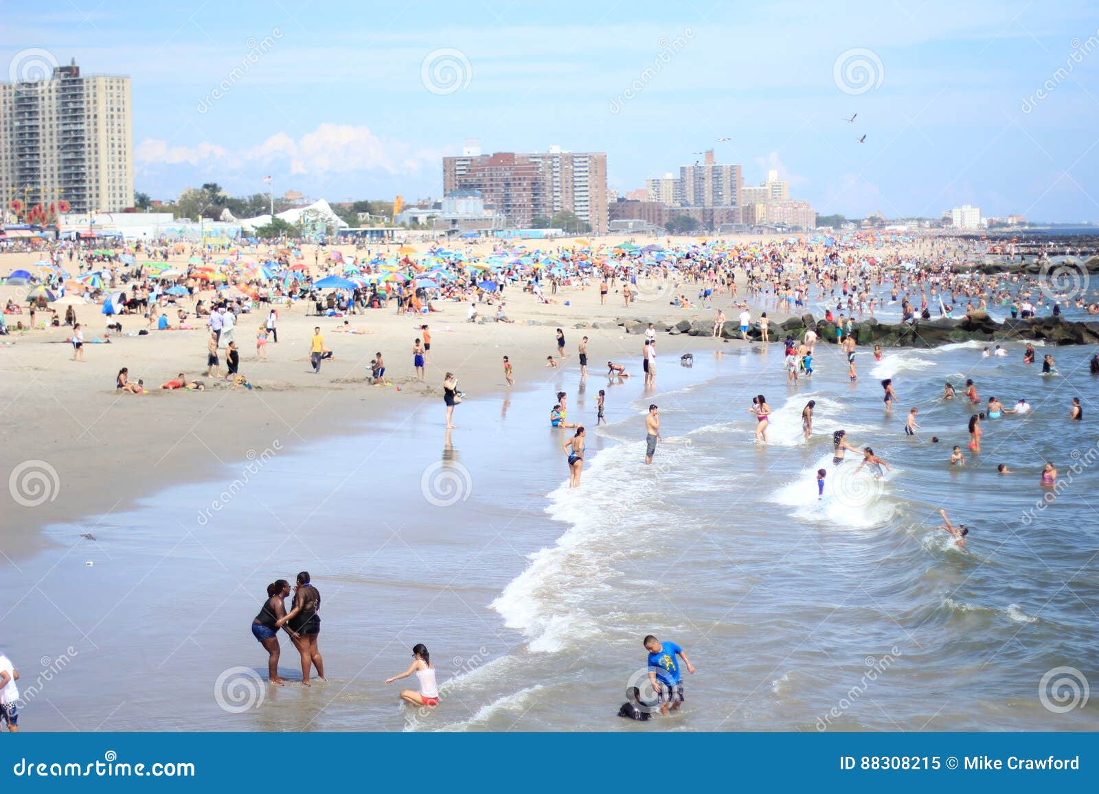 Coney Island Beach editorial image. Image of coney, island - 88308215