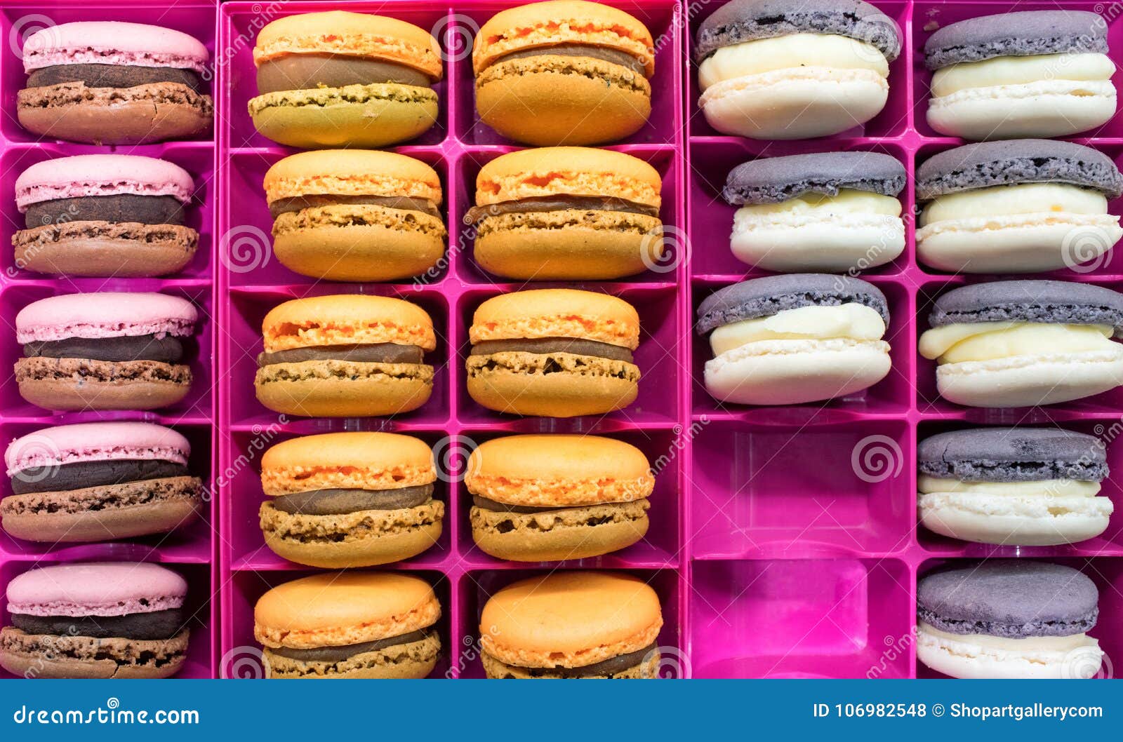 Macaron Confection stock photo. Image of biscuit, french - 106982548