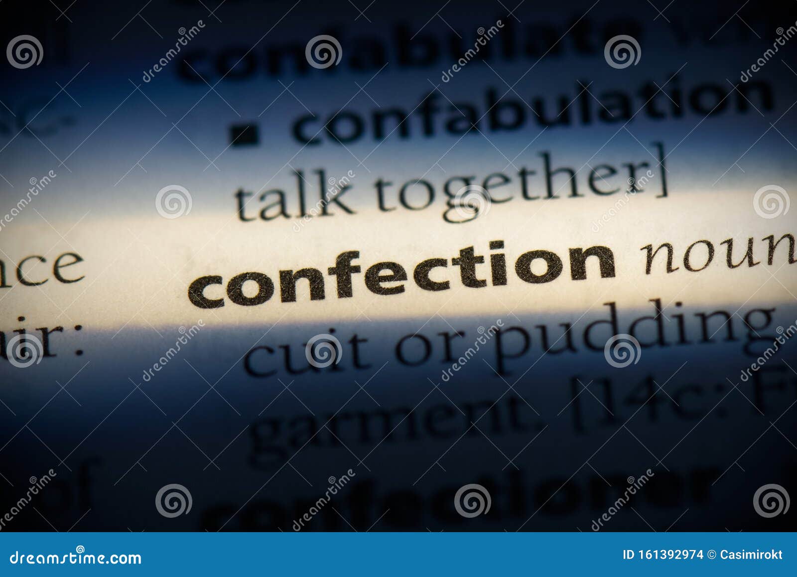 Confection stock photo. Image of text, close, isolated - 161392974