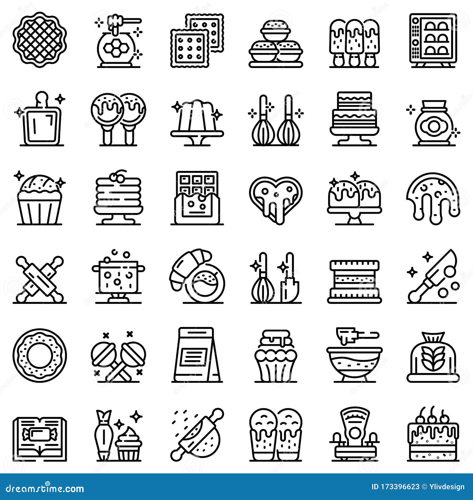 Confectioner Icons Stock Illustrations – 328 Confectioner Icons Stock ...