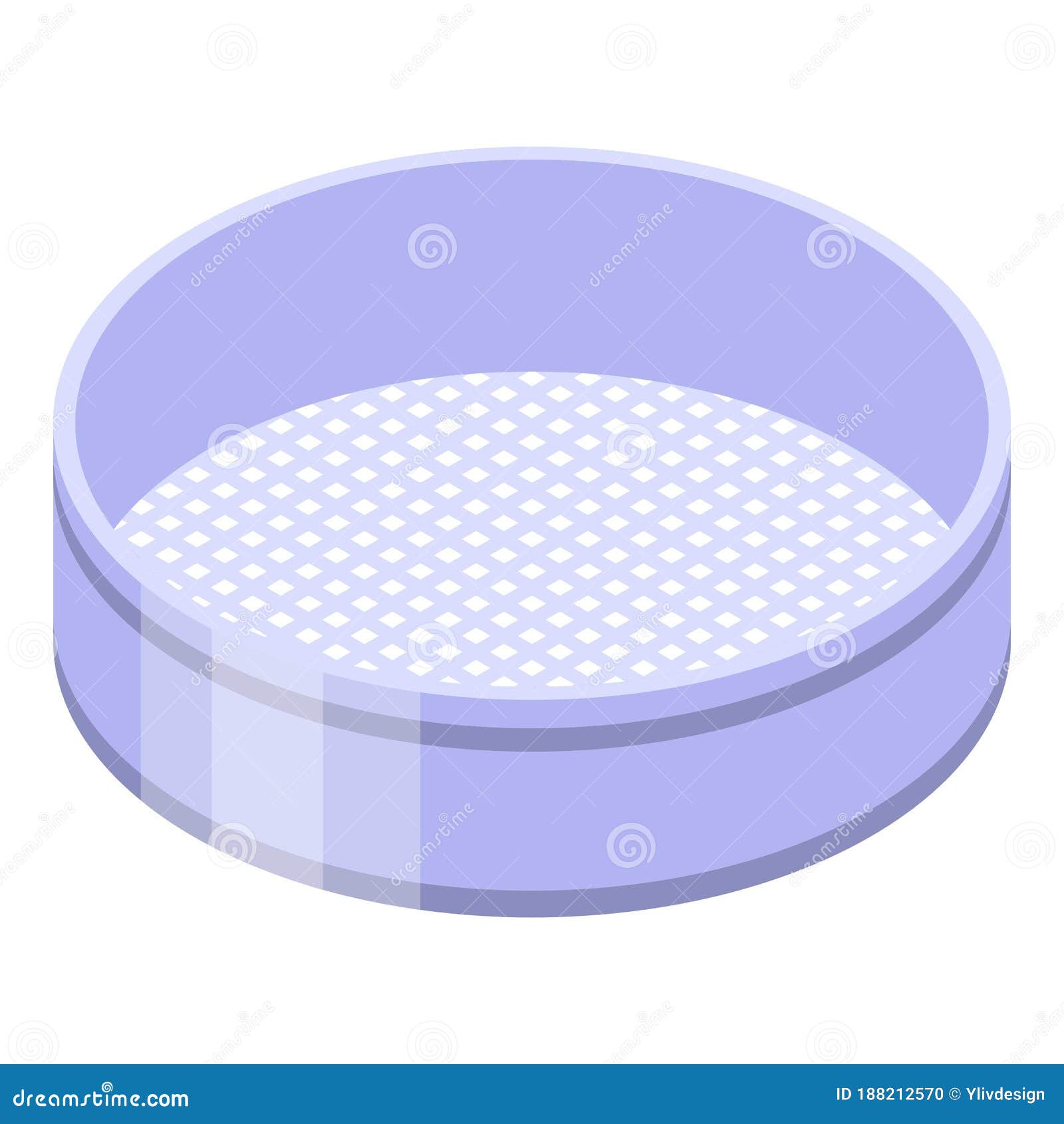Sieve Isometric Icon Vector Illustration | CartoonDealer.com #87891056