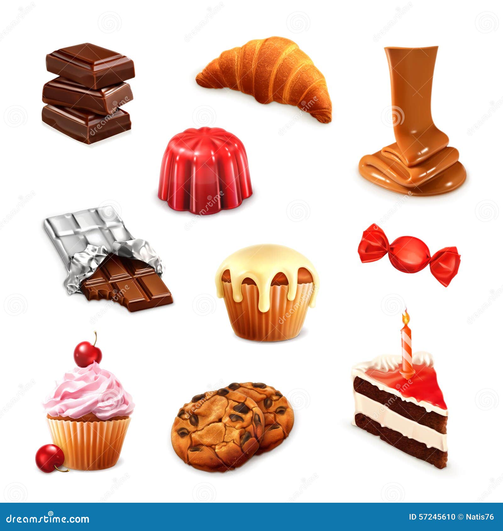 Confectionery Vector Icons | CartoonDealer.com #61148082
