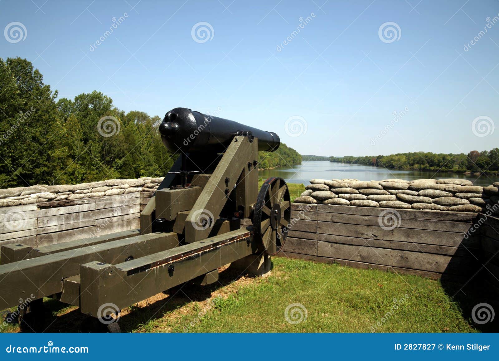 Confederate Cannon stock image. Image of weapon, history - 2827827
