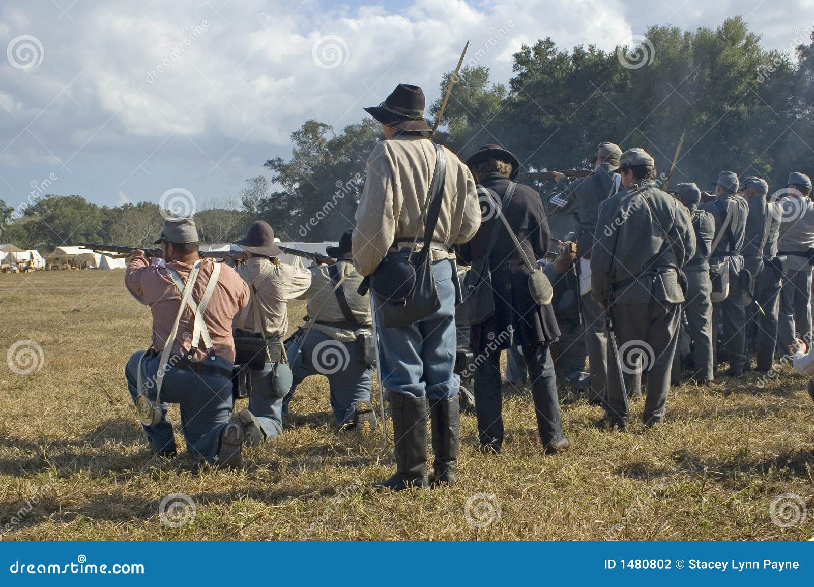 Confederate Soldiers stock photo. Image of civil, homestead - 1480802