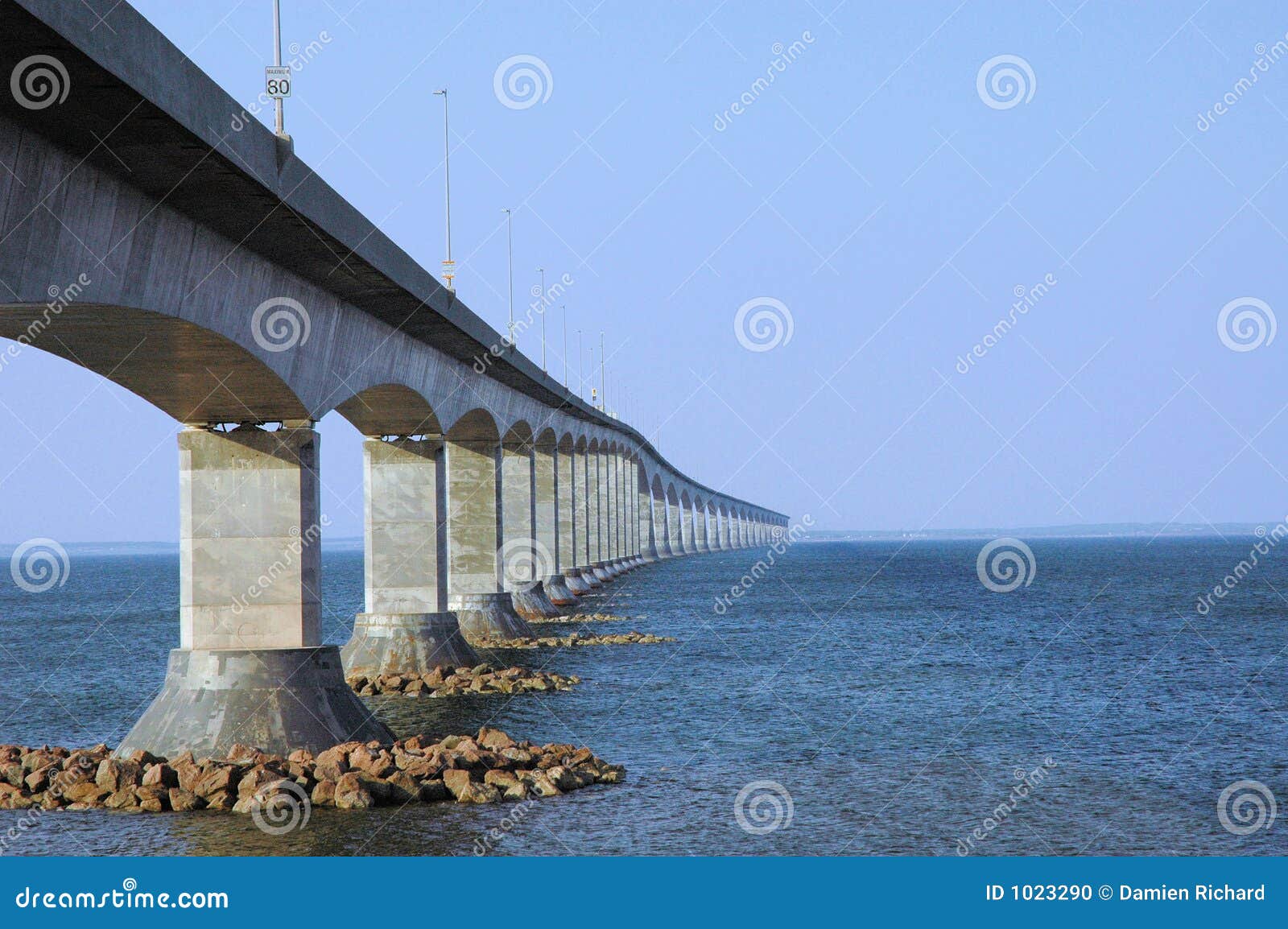 Confederation bridge stock photo. Image of architecture - 1023290