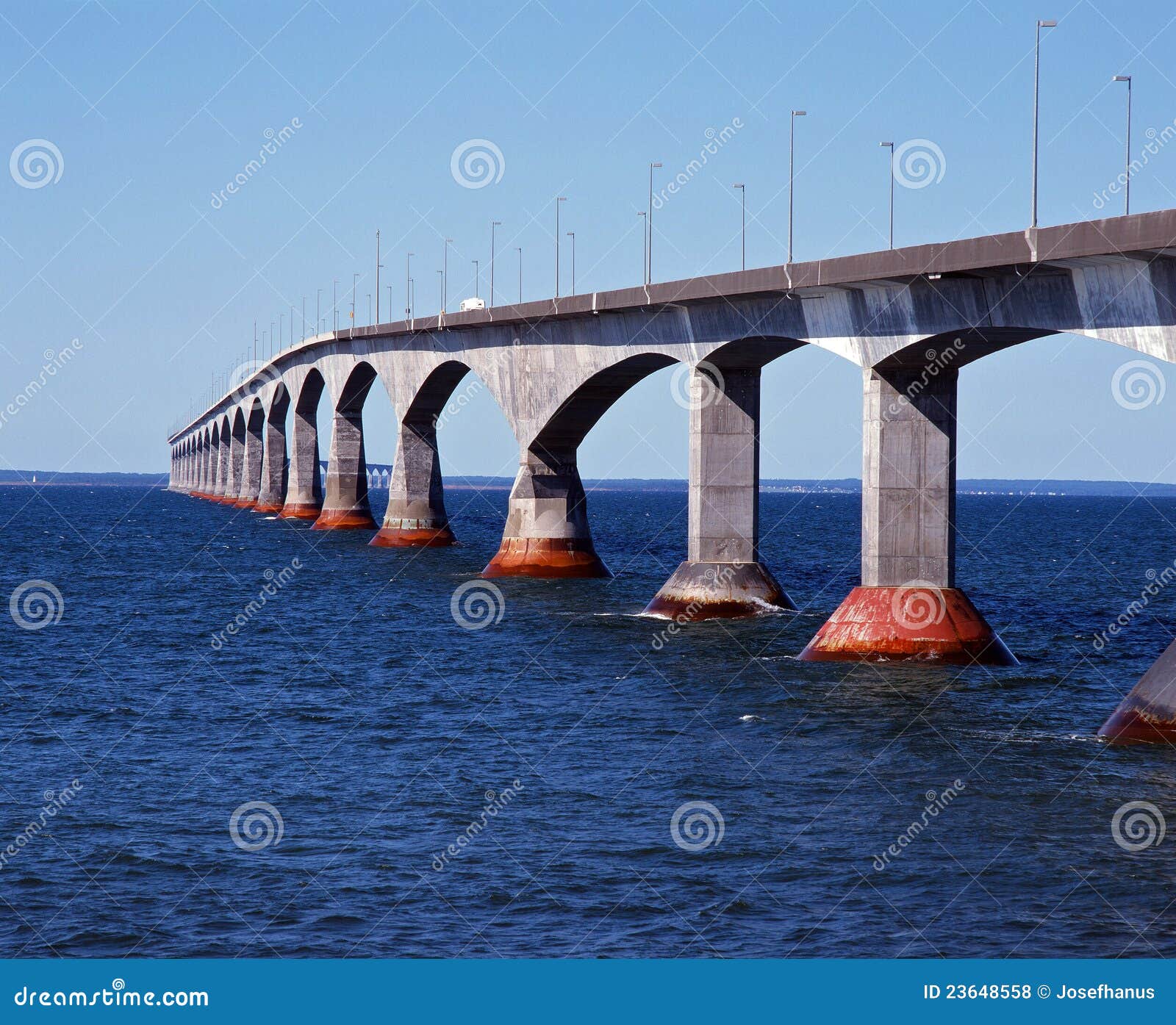 Confederation Bridge stock photo. Image of edward, connection - 23648558