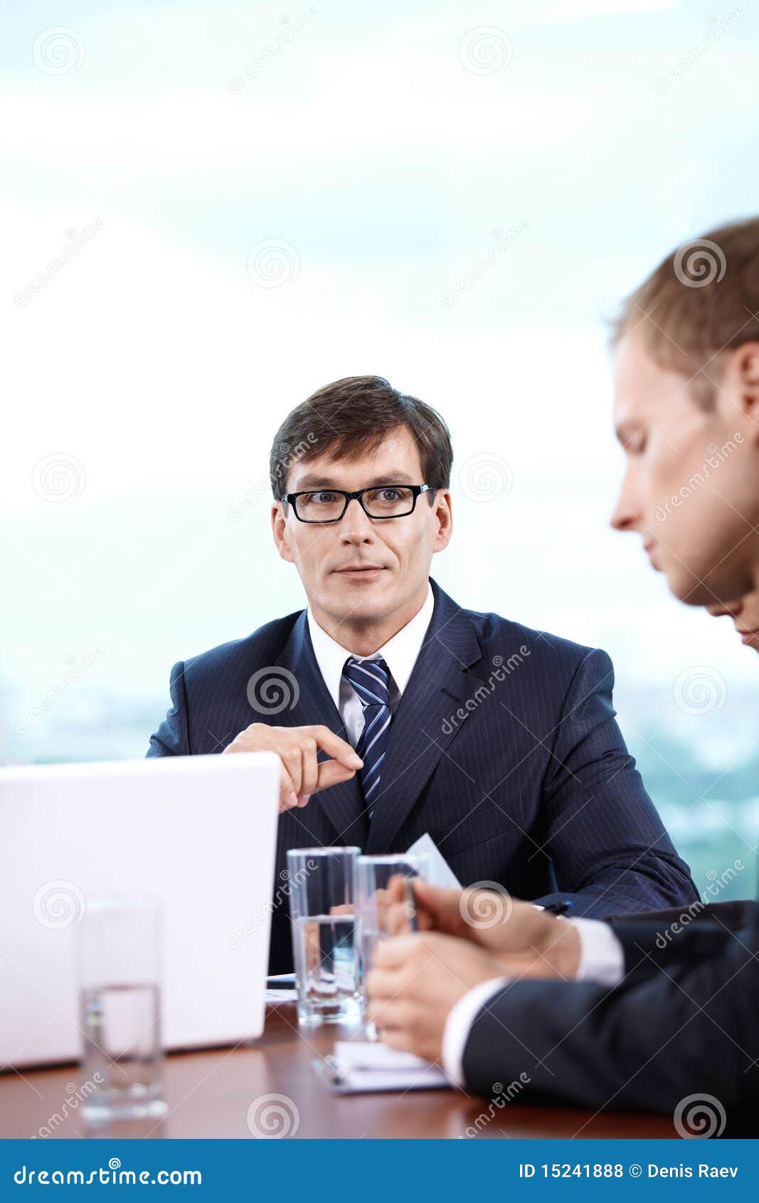 Conference stock photo. Image of person, manager, table - 15241888