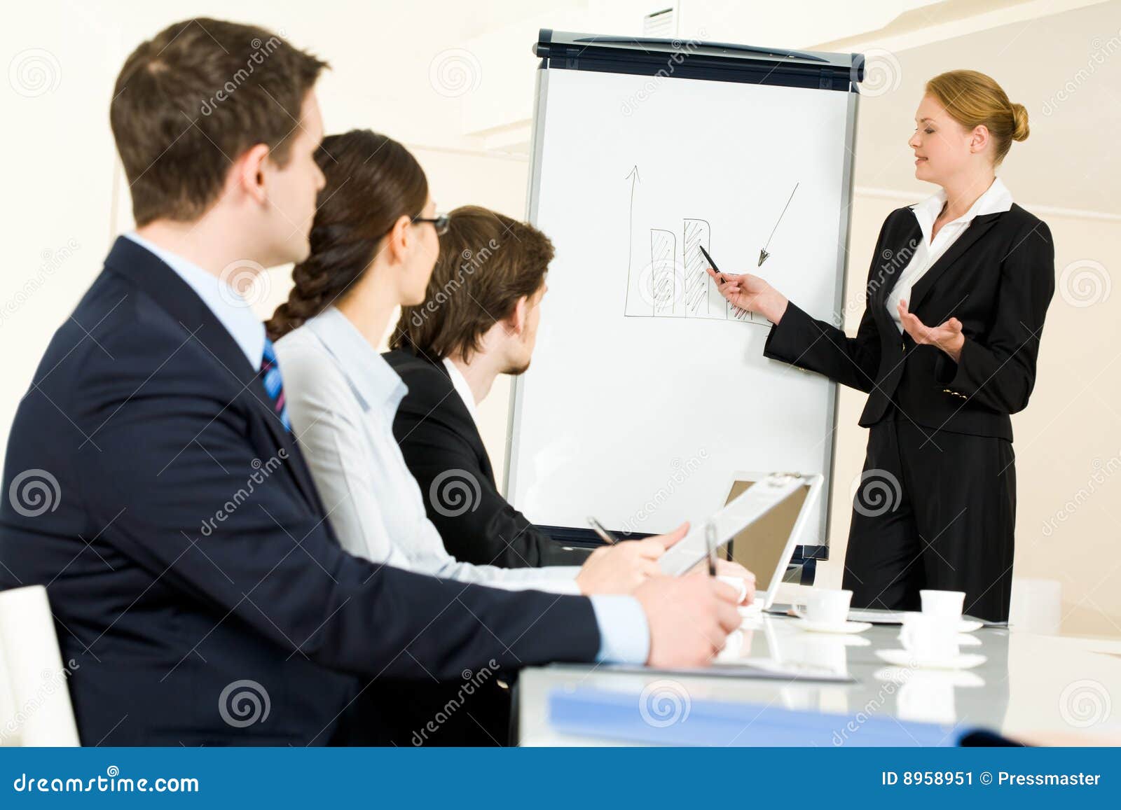 At conference stock image. Image of person, interaction - 8958951