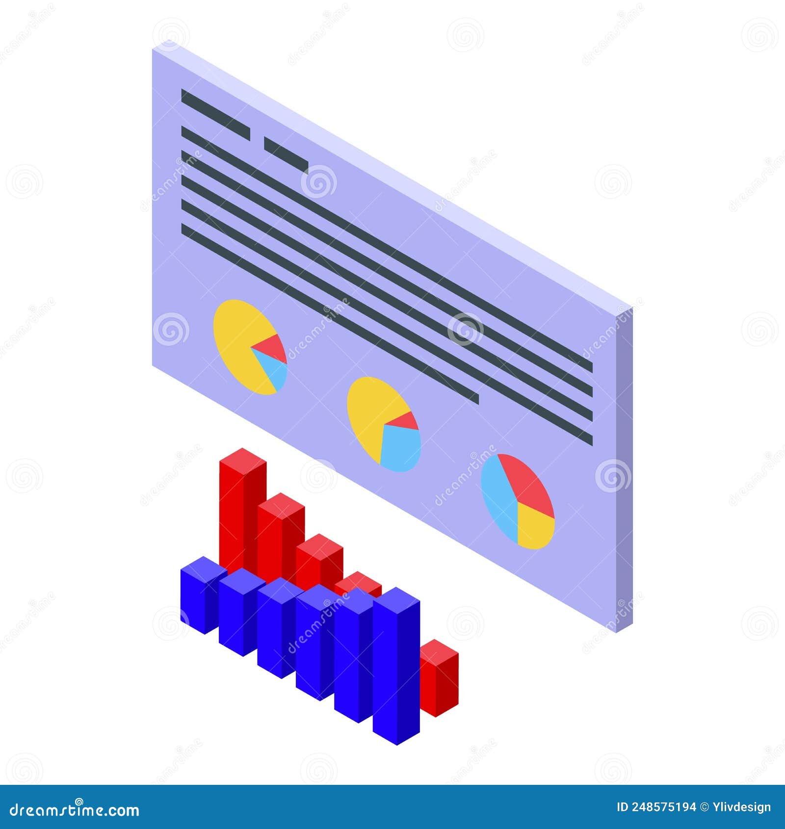 Conference Banner Icon Isometric Vector. Group Training Stock ...