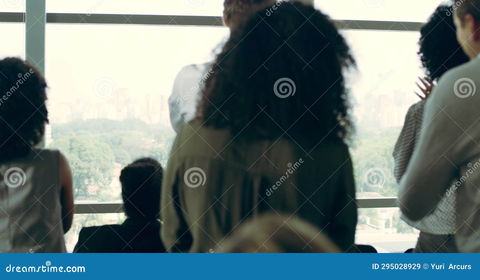 Conference Business People, Speaker and Crowd Applause, Presentation ...