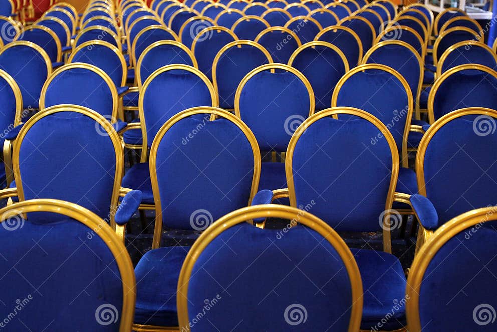 Conference chairs stock photo. Image of center, ceremony - 10740810