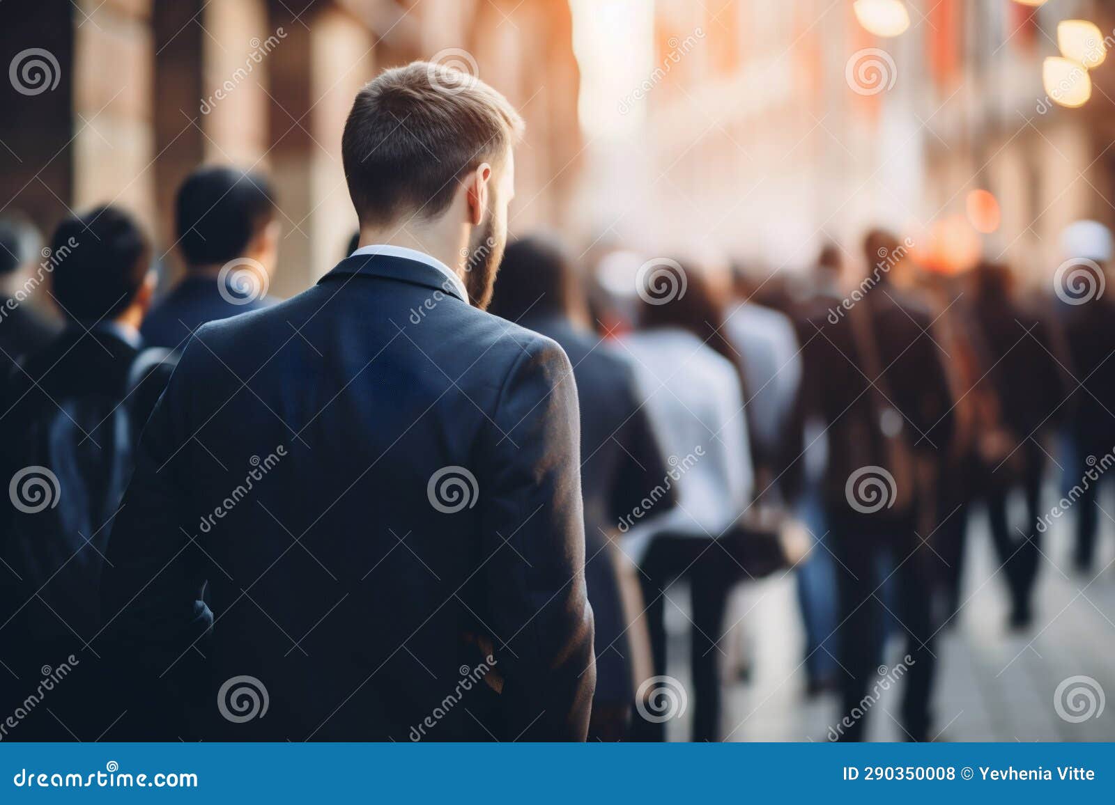 Conference Crowd Queueing. Generative Ai Stock Illustration ...