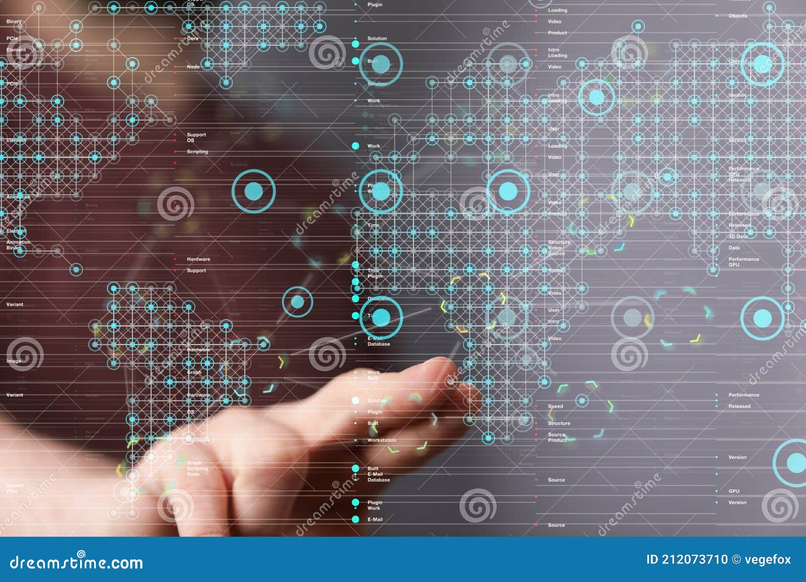 Conference Digital Network and Data Concept Stock Photo - Image of ...