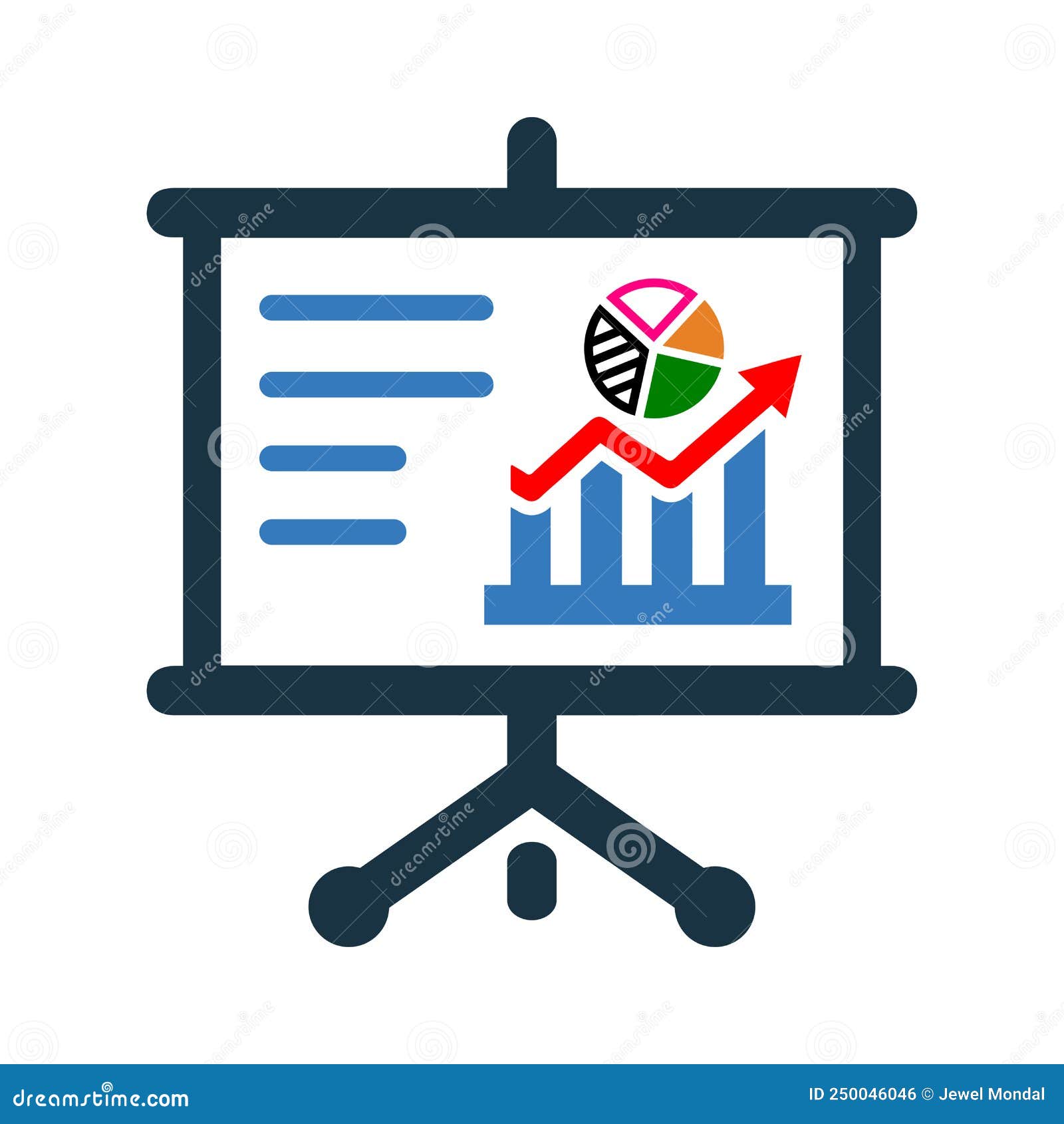 Conference, Display, Projector Icon. Editable Vector Graphics Stock ...