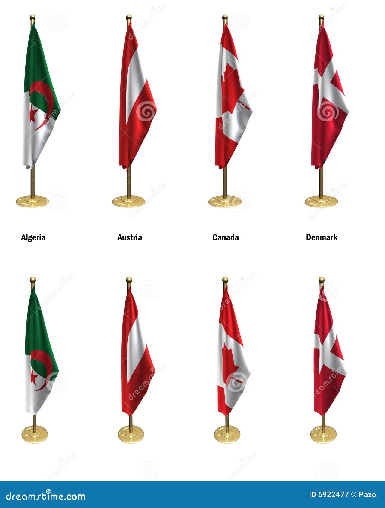 Conference flags stock illustration. Illustration of colors - 6922477