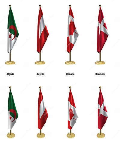 Conference flags stock illustration. Illustration of colors - 6922477