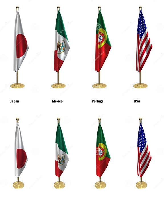 Conference flags stock illustration. Illustration of international ...