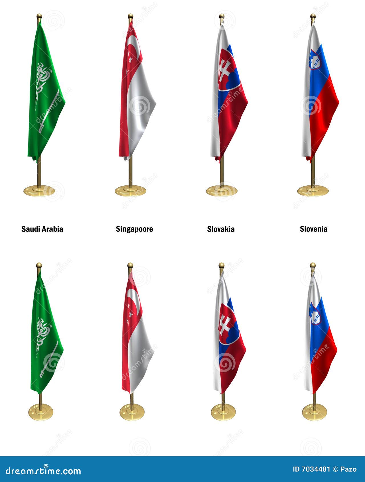 Conference flags stock illustration. Illustration of union - 7034481