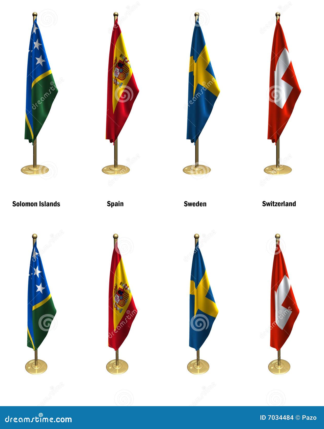 Conference flags stock illustration. Illustration of global - 7034484