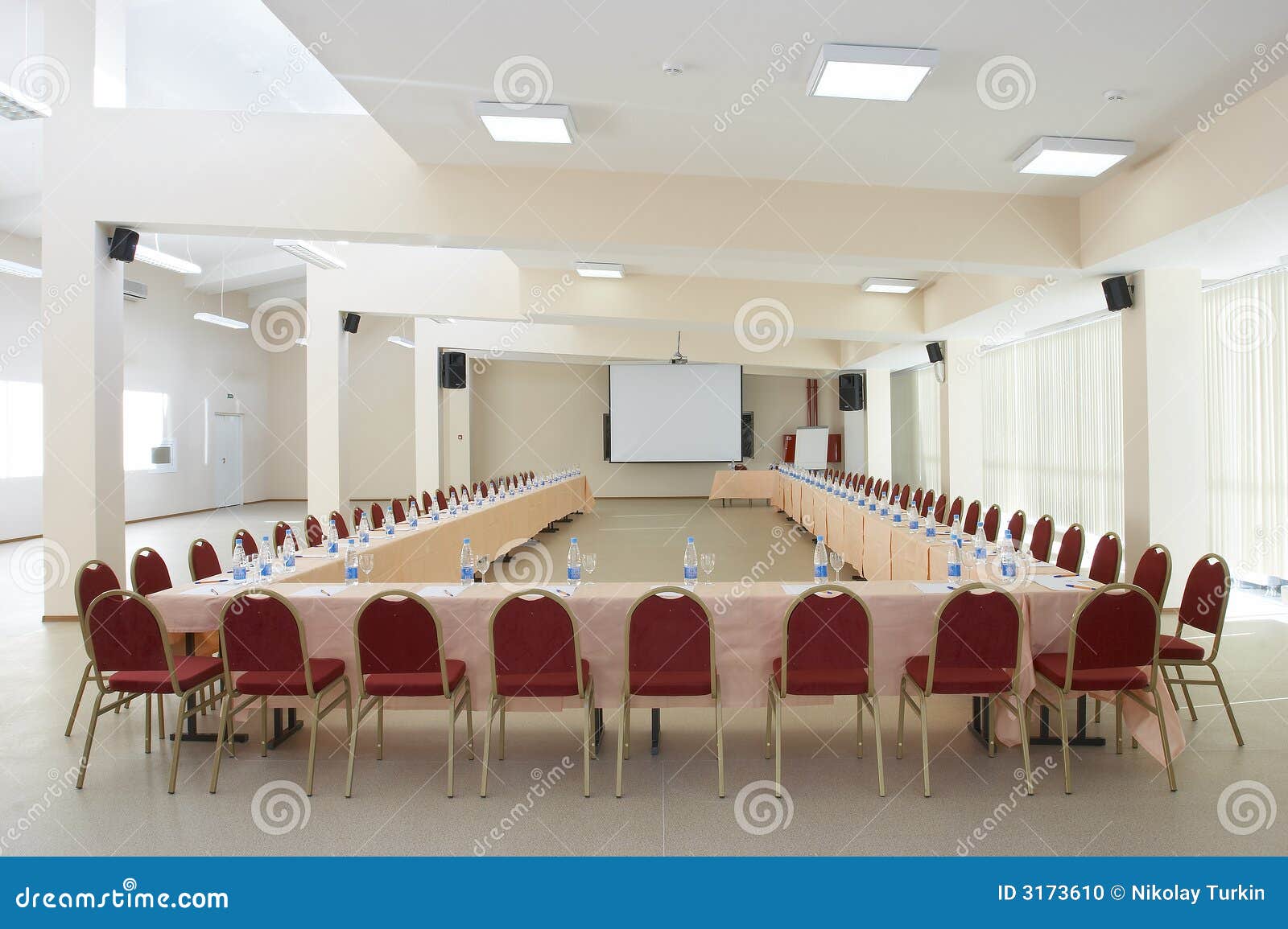 Conference hall #1 stock photo. Image of large, building - 3173610