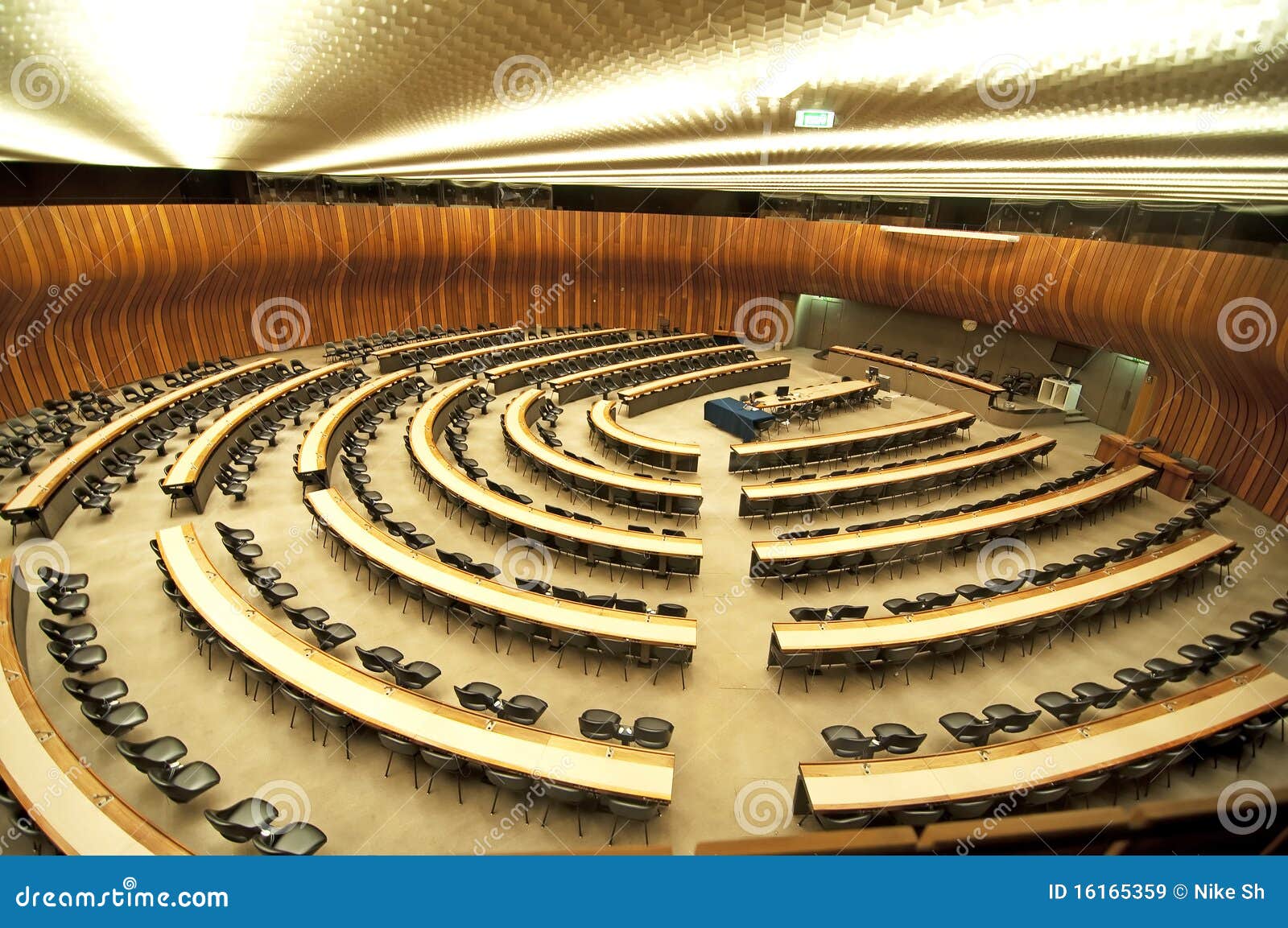 Conference Hall Of The Library By Finnish Architect Alvar Aalto With A ...
