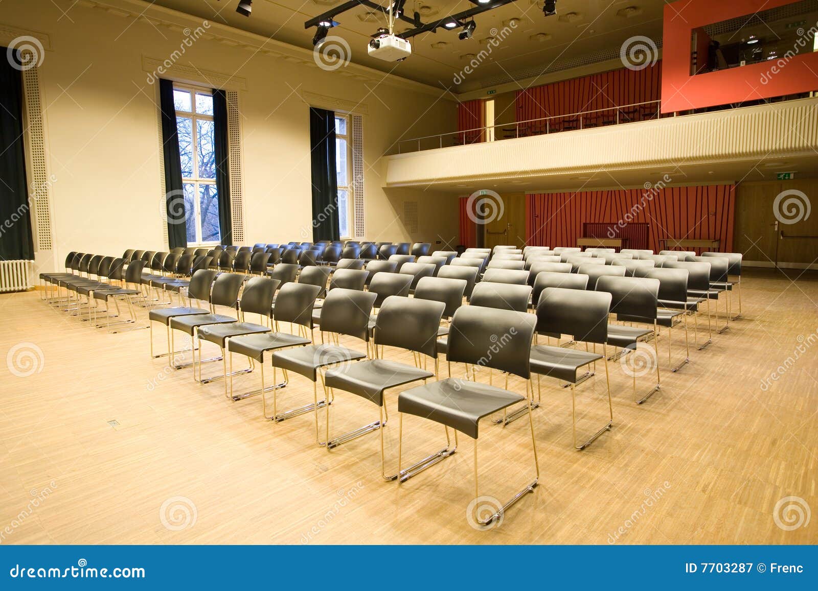 Conference hall stock image. Image of meeting, show, visual - 7703287