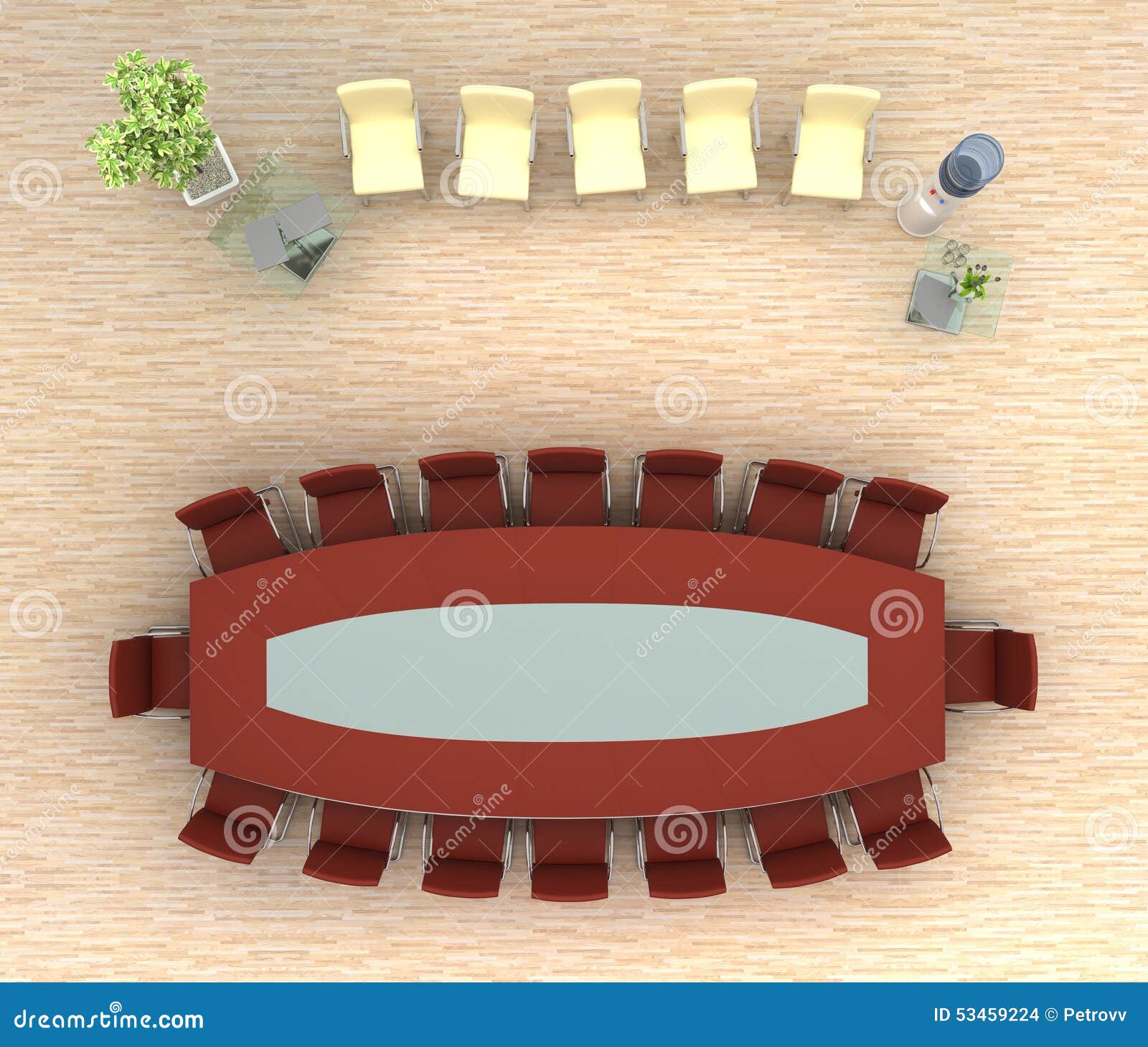 Conference hall stock illustration. Illustration of chairs - 53459224