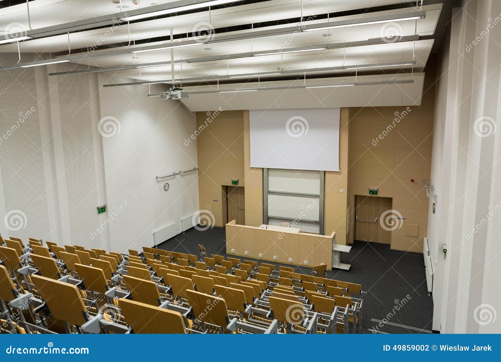 Conference hall stock photo. Image of board, interior - 49859002