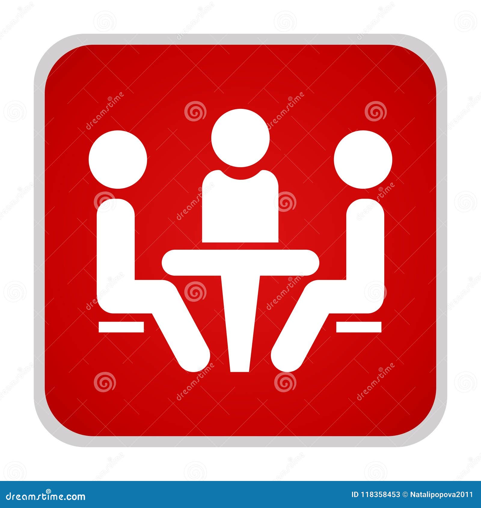 Conference Icon. People Sitting at the Table.Conference Icon. People ...