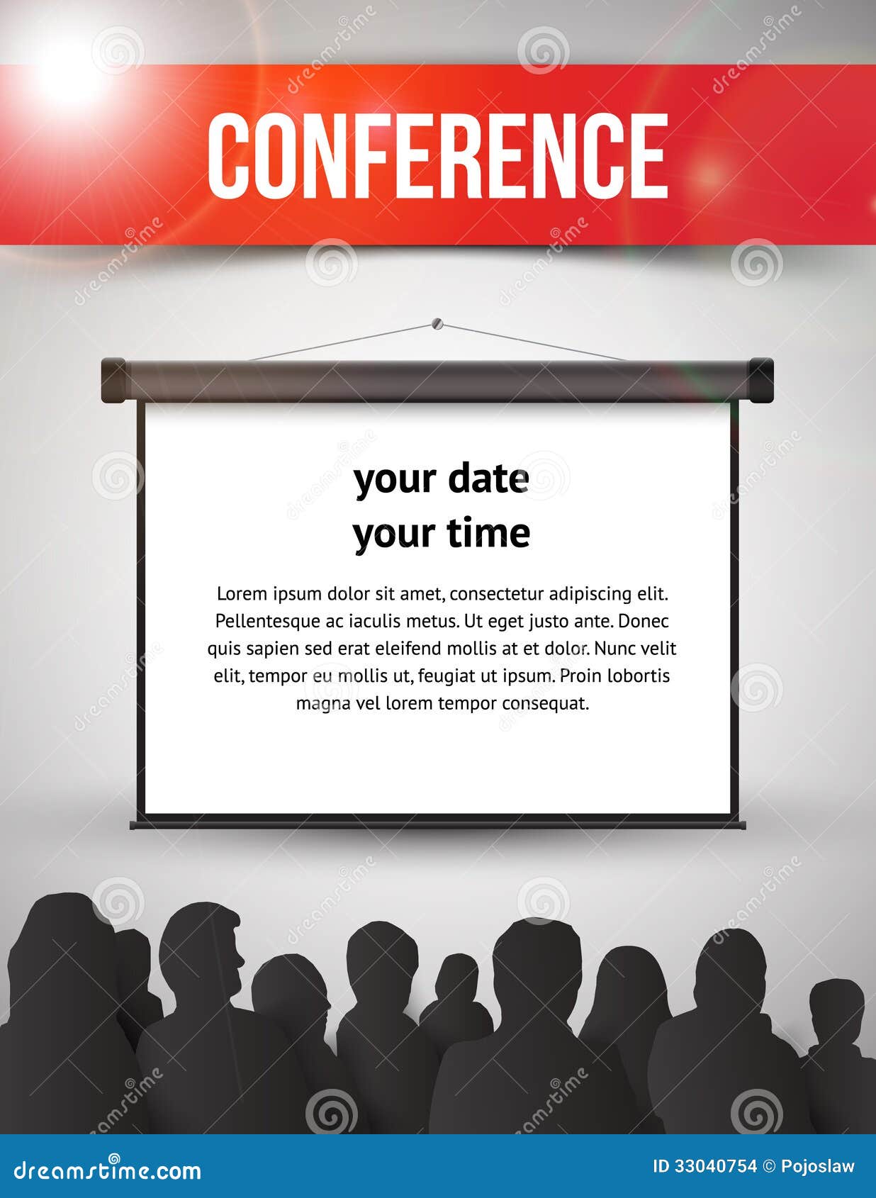 Conference illustration stock illustration. Illustration of business ...