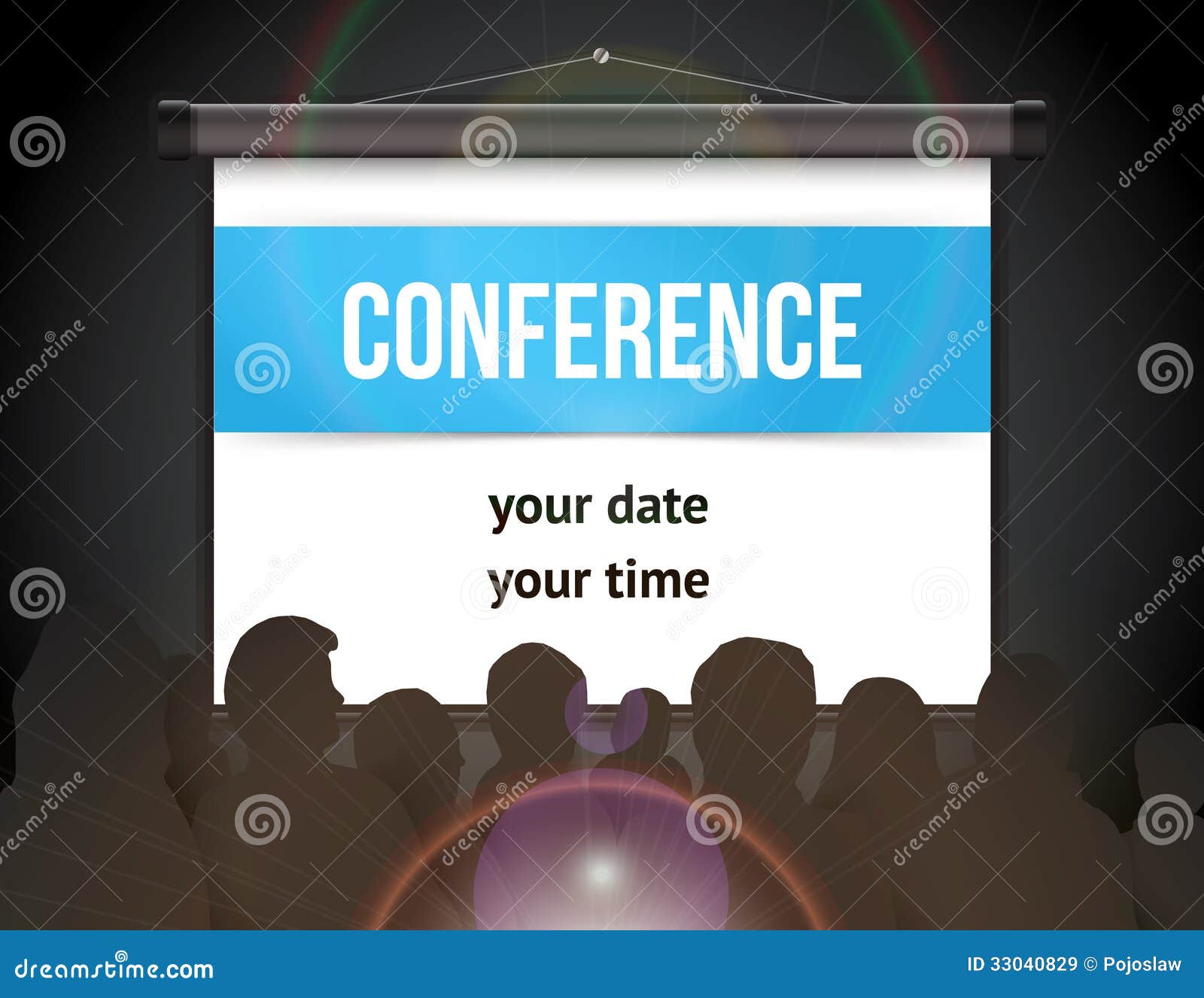 Conference illustration stock illustration. Illustration of invitation ...