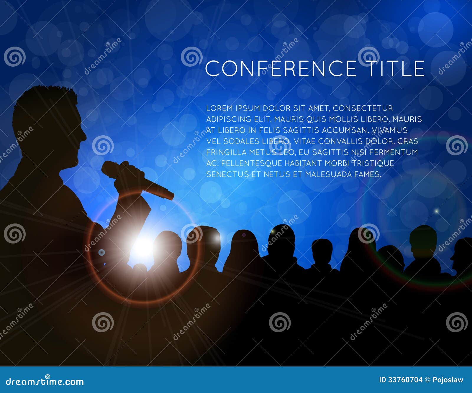Conference illustration stock illustration. Illustration of layout ...