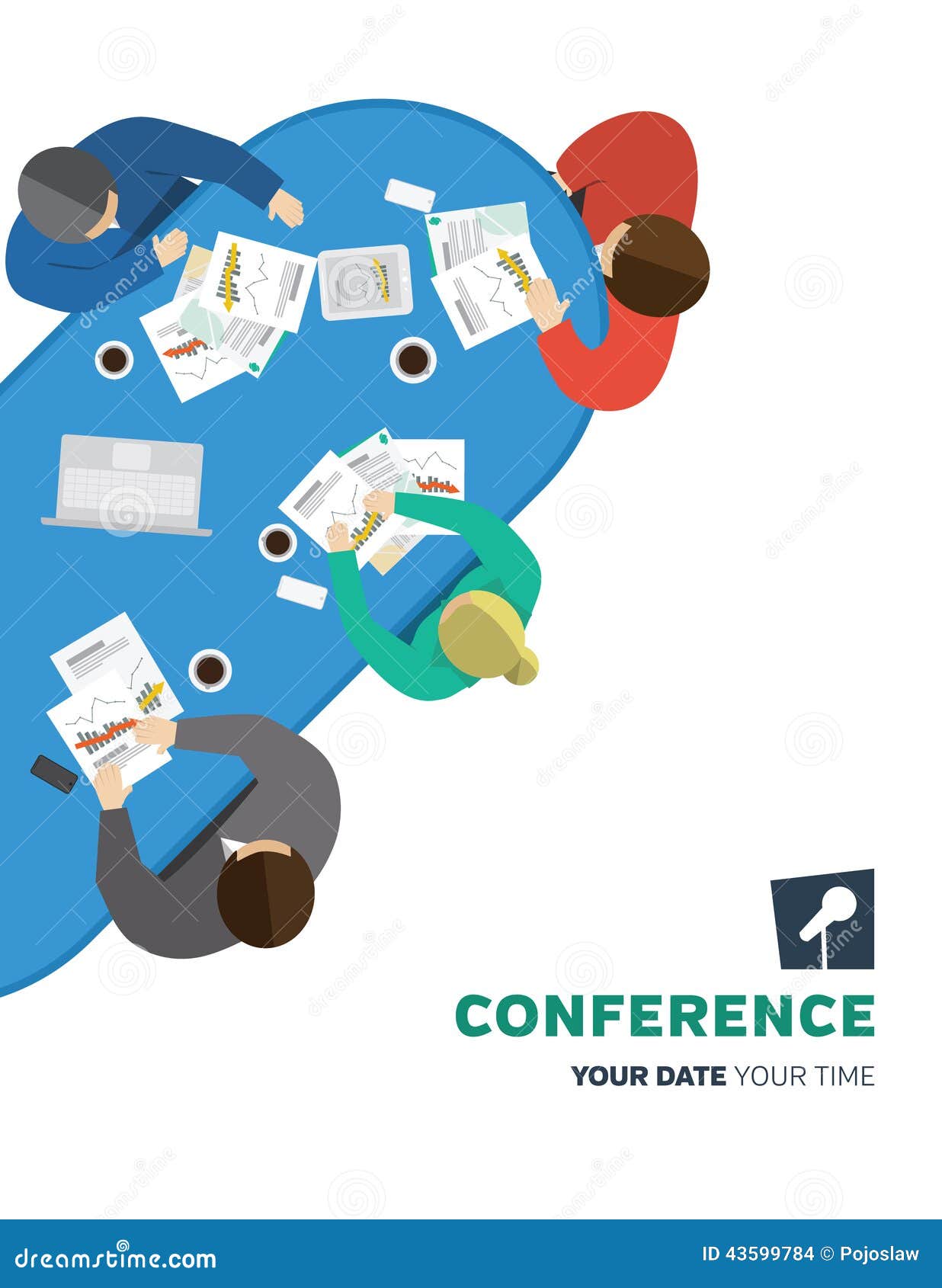 Conference illustration stock illustration. Illustration of design ...