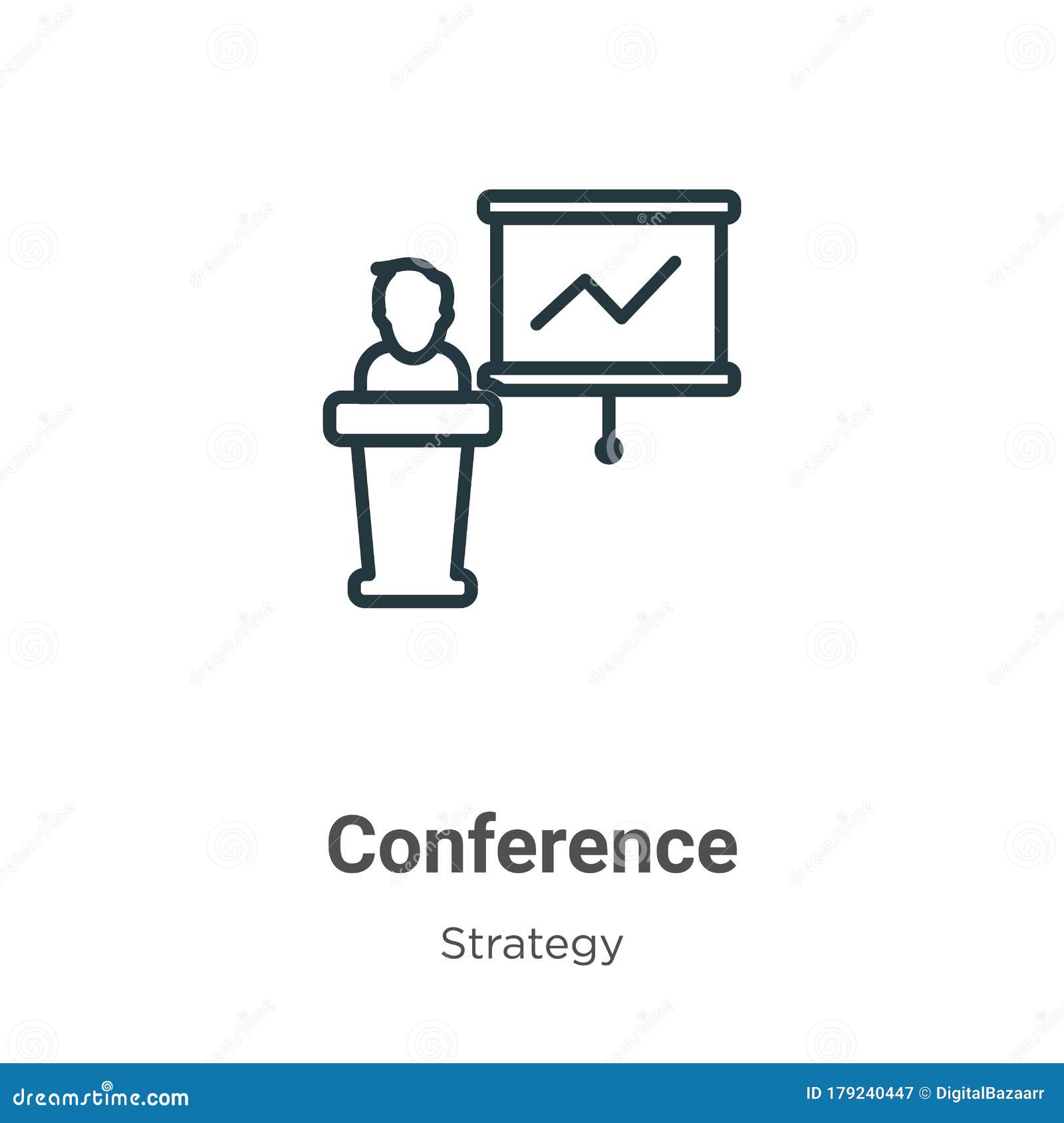 Ceo Conference Outline Icons Collection. CEO, Conference, Meeting ...