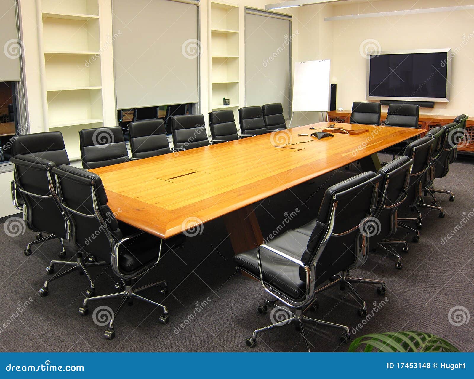 Conference Room stock photo. Image of business, interiors - 17453148