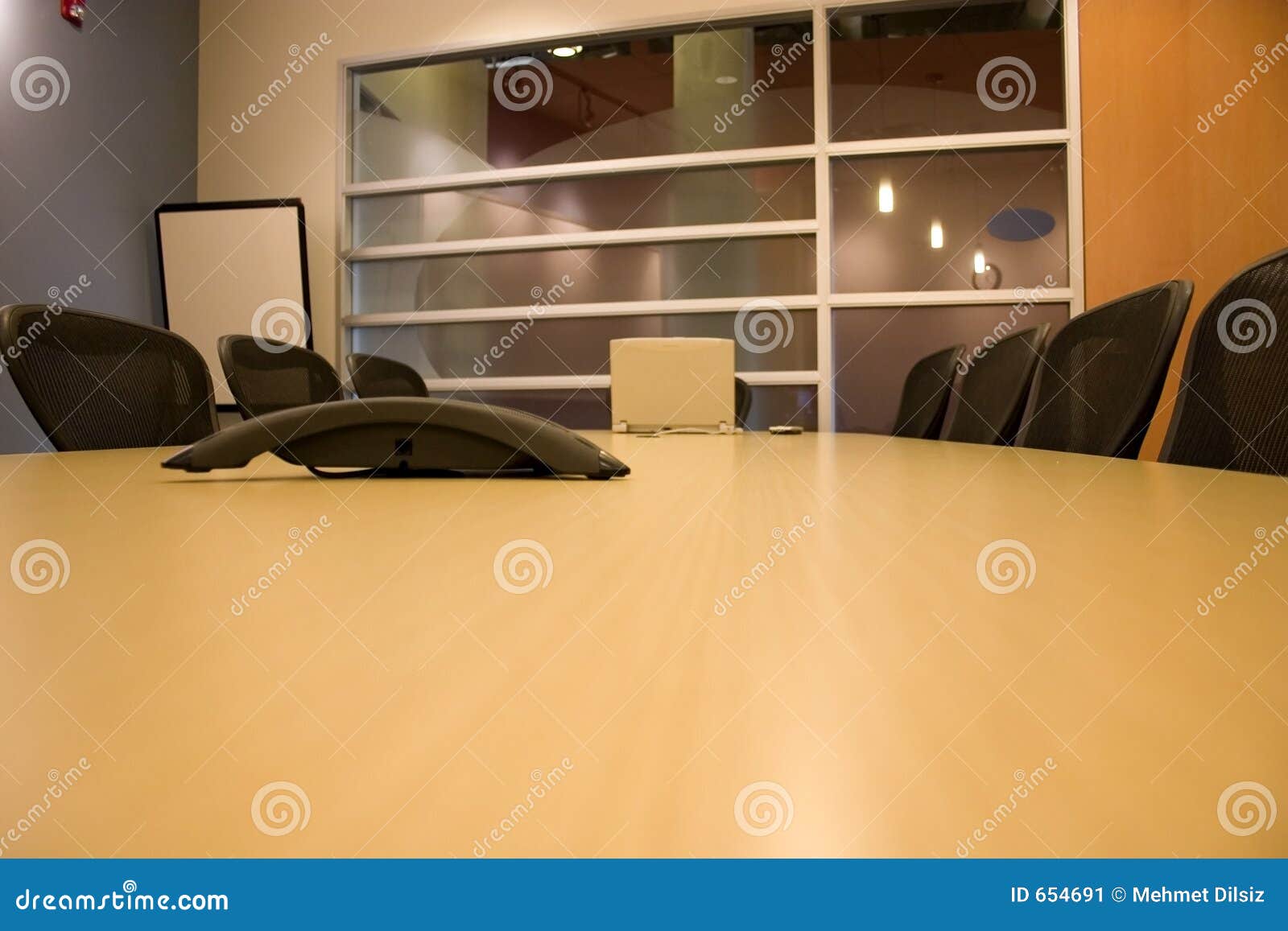 Conference Room stock image. Image of desk, clock, center - 654691