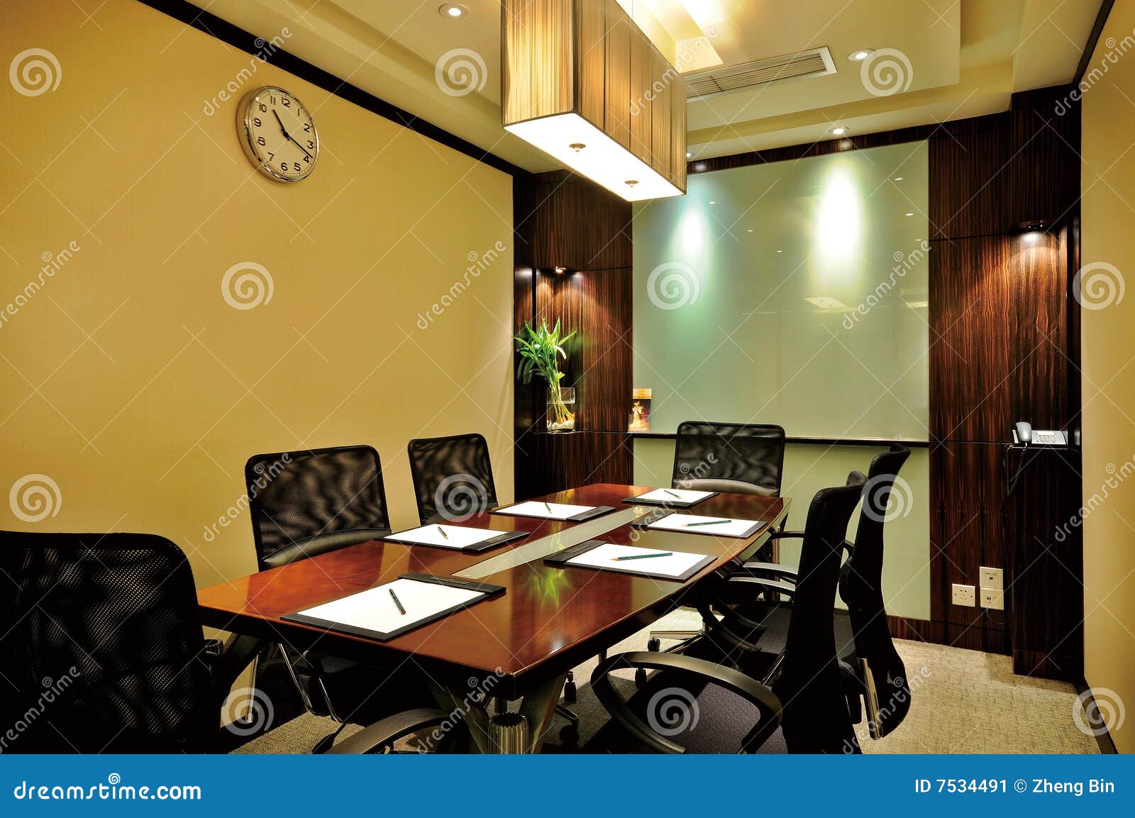 Conference Room stock image. Image of light, decor, indoors - 7534491