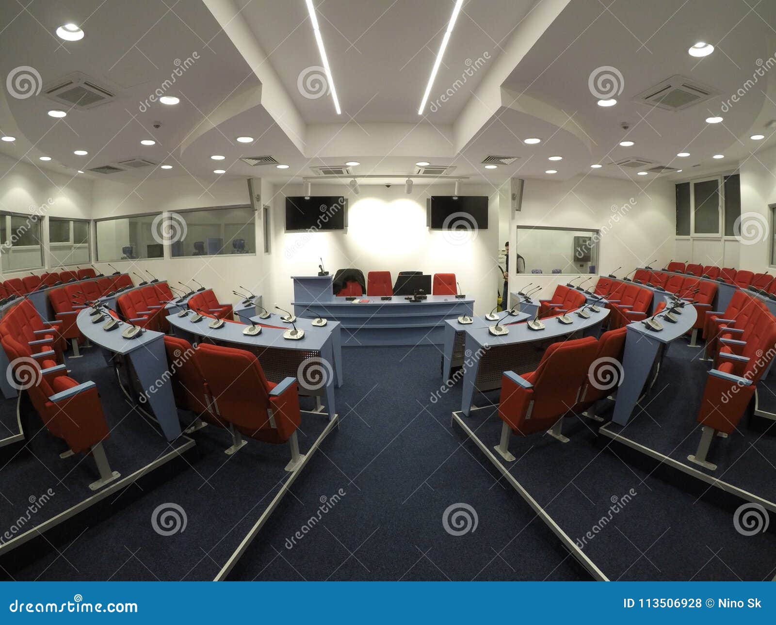 Conference room stock photo. Image of conference, room - 113506928